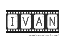 Gifs Animados del Nombre Iván. Imágenes gifs. Firmas animadas