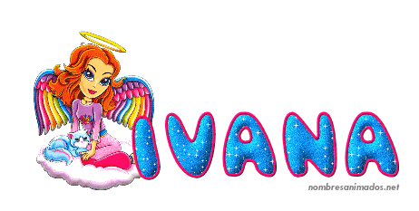 Gifs Animados del Nombre Ivana. Imágenes gifs. Firmas animadas