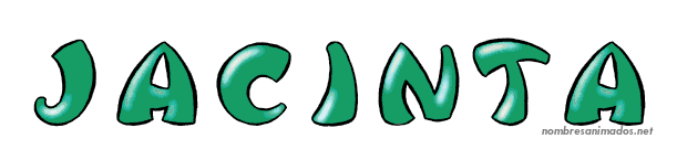Gifs Animados del Nombre Jacinta. Imágenes gifs. Firmas animadas