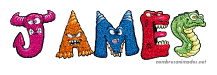 Gifs Animados del Nombre James. Imágenes gifs. Firmas animadas