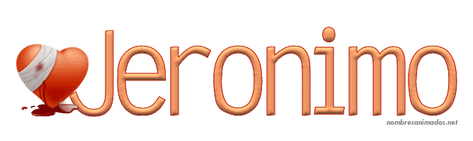 Gifs Animados del Nombre Jerónimo. Imágenes gifs. Firmas animadas