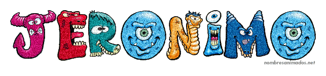 Gifs Animados del Nombre Jerónimo. Imágenes gifs. Firmas animadas