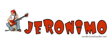 Gifs Animados del Nombre Jerónimo. Imágenes gifs. Firmas animadas