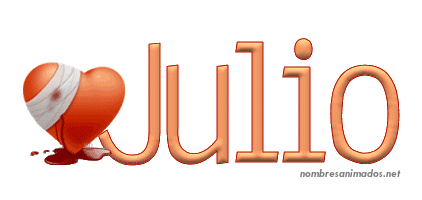 Gifs Animados del Nombre Julio. Imágenes gifs. Firmas animadas
