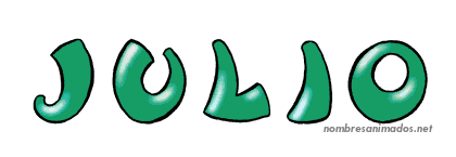 Gifs Animados del Nombre Julio. Imágenes gifs. Firmas animadas