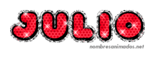 Gifs Animados del Nombre Julio. Imágenes gifs. Firmas animadas
