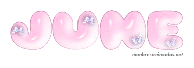 Gifs Animados del Nombre June. Imágenes gifs. Firmas animadas