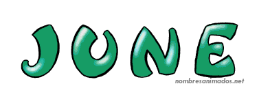Gifs Animados del Nombre June. Imágenes gifs. Firmas animadas