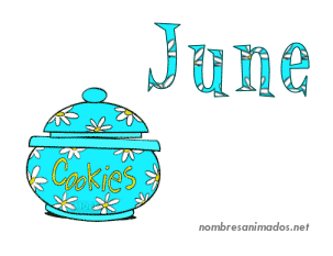 Gifs Animados del Nombre June. Imágenes gifs. Firmas animadas