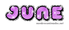 Gifs Animados del Nombre June. Imágenes gifs. Firmas animadas