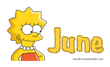 Gifs Animados del Nombre June. Imágenes gifs. Firmas animadas