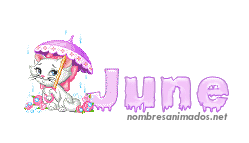 Gifs Animados del Nombre June. Imágenes gifs. Firmas animadas