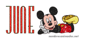 Gifs Animados del Nombre June. Imágenes gifs. Firmas animadas