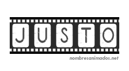 Gifs Animados del Nombre Justo. Imágenes gifs. Firmas animadas