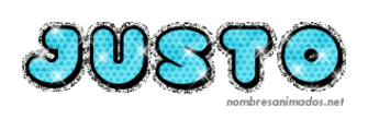 Gifs Animados del Nombre Justo. Imágenes gifs. Firmas animadas
