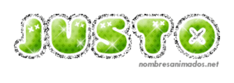 Gifs Animados del Nombre Justo. Imágenes gifs. Firmas animadas