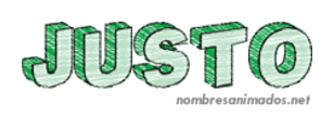 Gifs Animados del Nombre Justo. Imágenes gifs. Firmas animadas