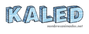 Gifs Animados del Nombre Kaled. Imágenes gifs. Firmas animadas