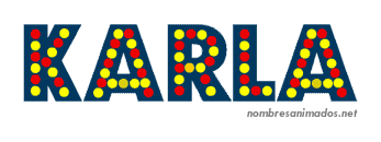 Gifs Animados del Nombre Karla. Imágenes gifs. Firmas animadas