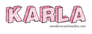 Gifs Animados del Nombre Karla. Imágenes gifs. Firmas animadas