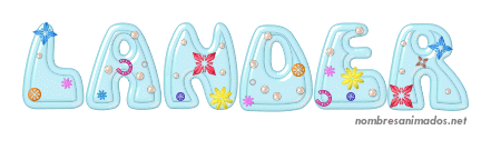 Gifs Animados del Nombre Lander. Imágenes gifs. Firmas animadas