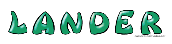 Gifs Animados del Nombre Lander. Imágenes gifs. Firmas animadas