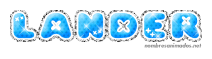 Gifs Animados del Nombre Lander. Imágenes gifs. Firmas animadas