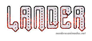Gifs Animados del Nombre Lander. Imágenes gifs. Firmas animadas