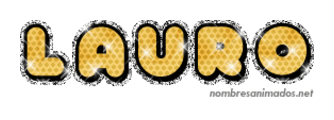 Gifs Animados del Nombre Lauro. Imágenes gifs. Firmas animadas