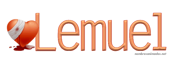 Gifs Animados del Nombre Lemuel. Imágenes gifs. Firmas animadas