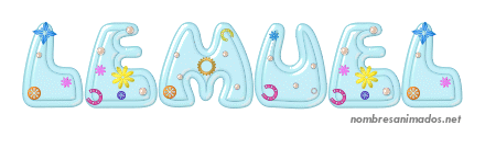 Gifs Animados del Nombre Lemuel. Imágenes gifs. Firmas animadas