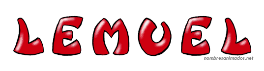 Gifs Animados del Nombre Lemuel. Imágenes gifs. Firmas animadas