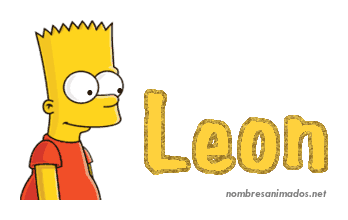 Gifs Animados del Nombre León. Imágenes gifs. Firmas animadas