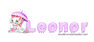 Gifs Animados del Nombre Leonor. Imágenes gifs. Firmas animadas