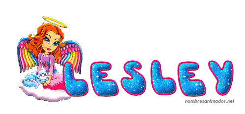 Gifs Animados del Nombre Lesley. Imágenes gifs. Firmas animadas