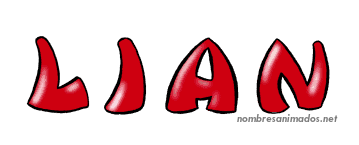 Gifs Animados del Nombre Lian. Imágenes gifs. Firmas animadas
