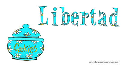 Gifs Animados del Nombre Libertad. Imágenes gifs. Firmas animadas
