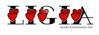 Gifs Animados del Nombre Ligia. Imágenes gifs. Firmas animadas