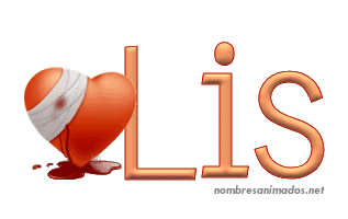 Gifs Animados del Nombre Lis. Imágenes gifs. Firmas animadas