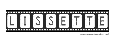 Gifs Animados del Nombre Lissette. Imágenes gifs. Firmas animadas