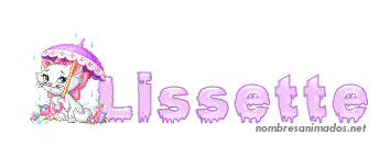 Gifs Animados del Nombre Lissette. Imágenes gifs. Firmas animadas