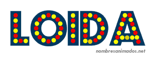 Gifs Animados del Nombre Loida. Imágenes gifs. Firmas animadas