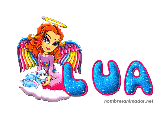 Gifs Animados del Nombre Lua. Imágenes gifs. Firmas animadas