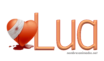 Gifs Animados del Nombre Lua. Imágenes gifs. Firmas animadas