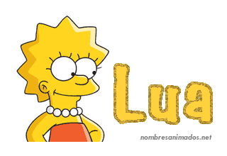Gifs Animados del Nombre Lua. Imágenes gifs. Firmas animadas