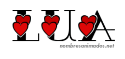 Gifs Animados del Nombre Lua. Imágenes gifs. Firmas animadas