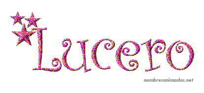 Gifs Animados del Nombre Lucero. Imágenes gifs. Firmas animadas
