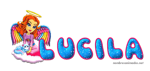 Gifs Animados del Nombre Lucila. Imágenes gifs. Firmas animadas