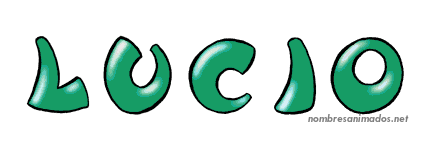 Gifs Animados del Nombre Lucio. Imágenes gifs. Firmas animadas