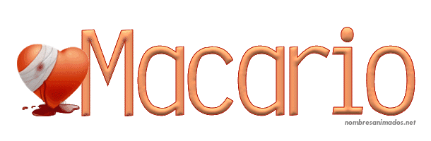 Gifs Animados del Nombre Macario. Imágenes gifs. Firmas animadas